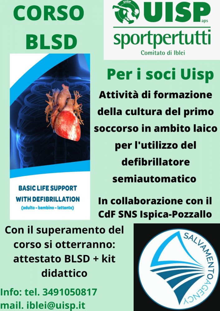 UISP - Iblei - Corso BLSD 2021